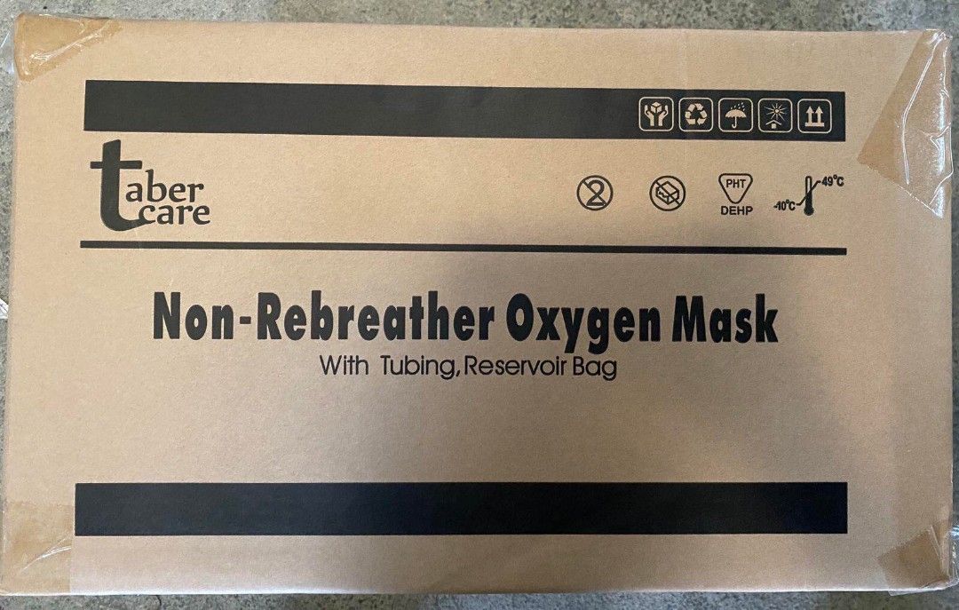 NON-BREATHER OXYGEN MASK, Beauty & Personal Care, Foot Care on Carousell