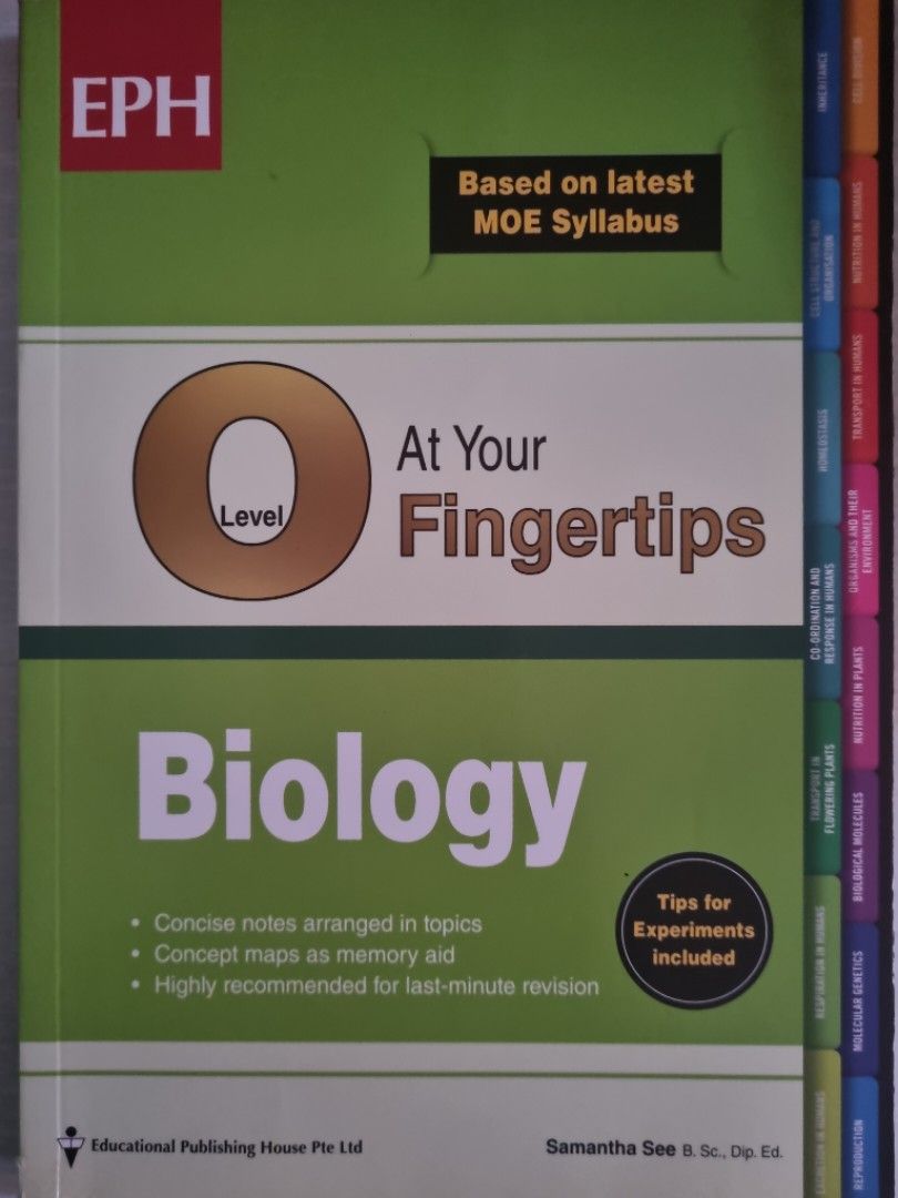 O level Biology Fingertips, Hobbies & Toys, Books & Magazines ...