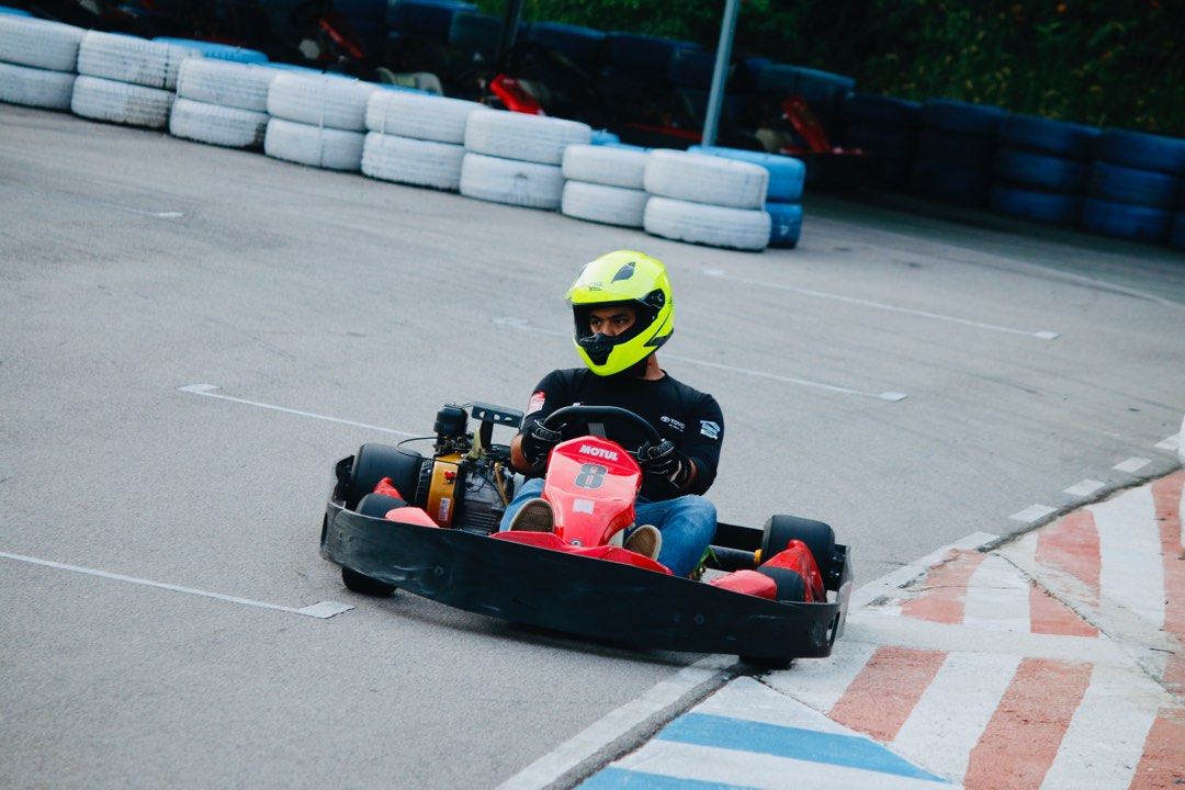 OMP CIRCUIT EVO HELMET (GO-KART), Auto Accessories on Carousell