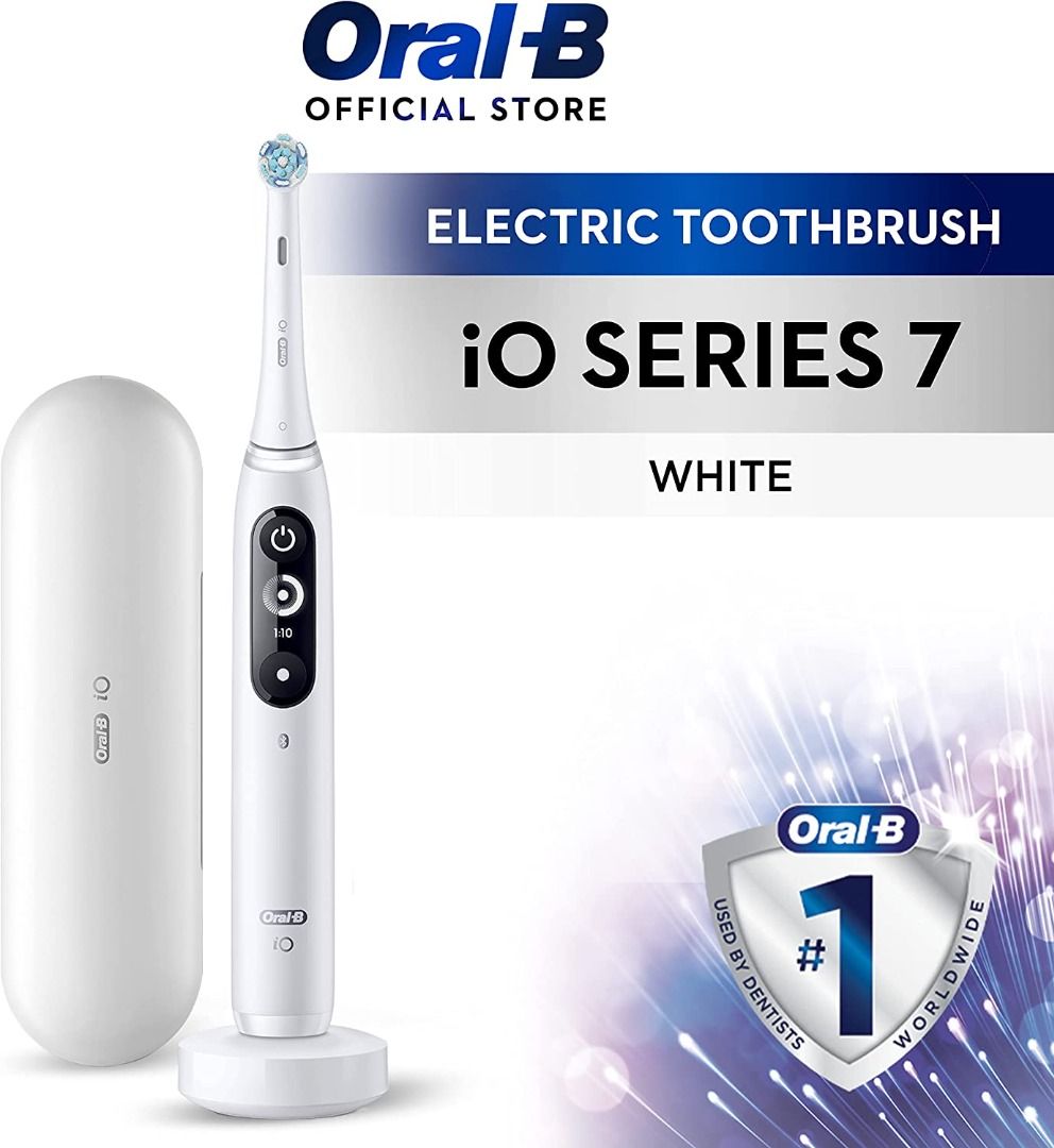 Oral-B iO Series 7 Electric Toothbrush with Micro Vibration Bluetooth ...