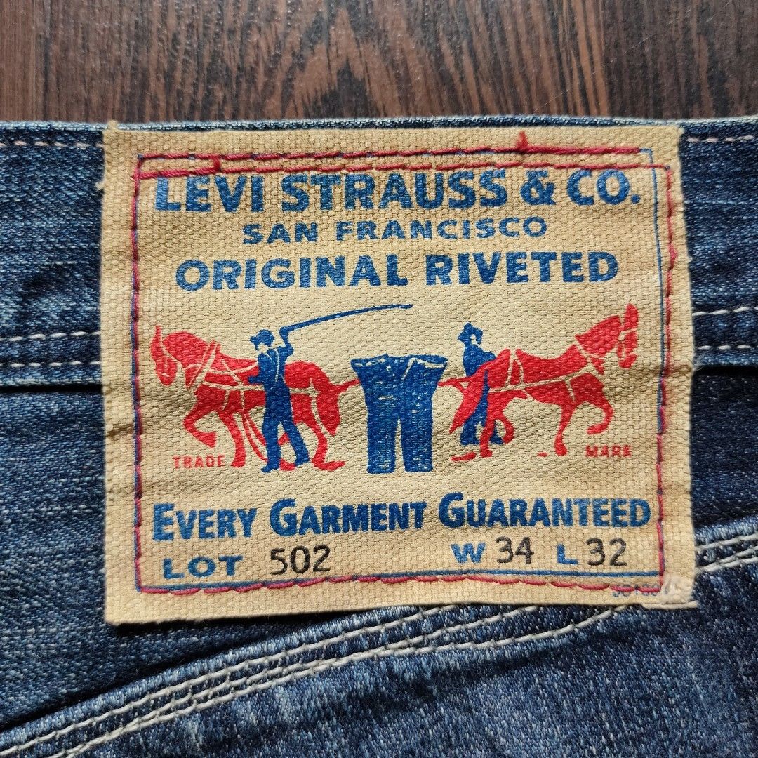 ORIGINAL LEVI'S 502 DENIM JEANS COLLECTION | Japan Leather Patch, Men's Fashion, Bottoms, Jeans ...
