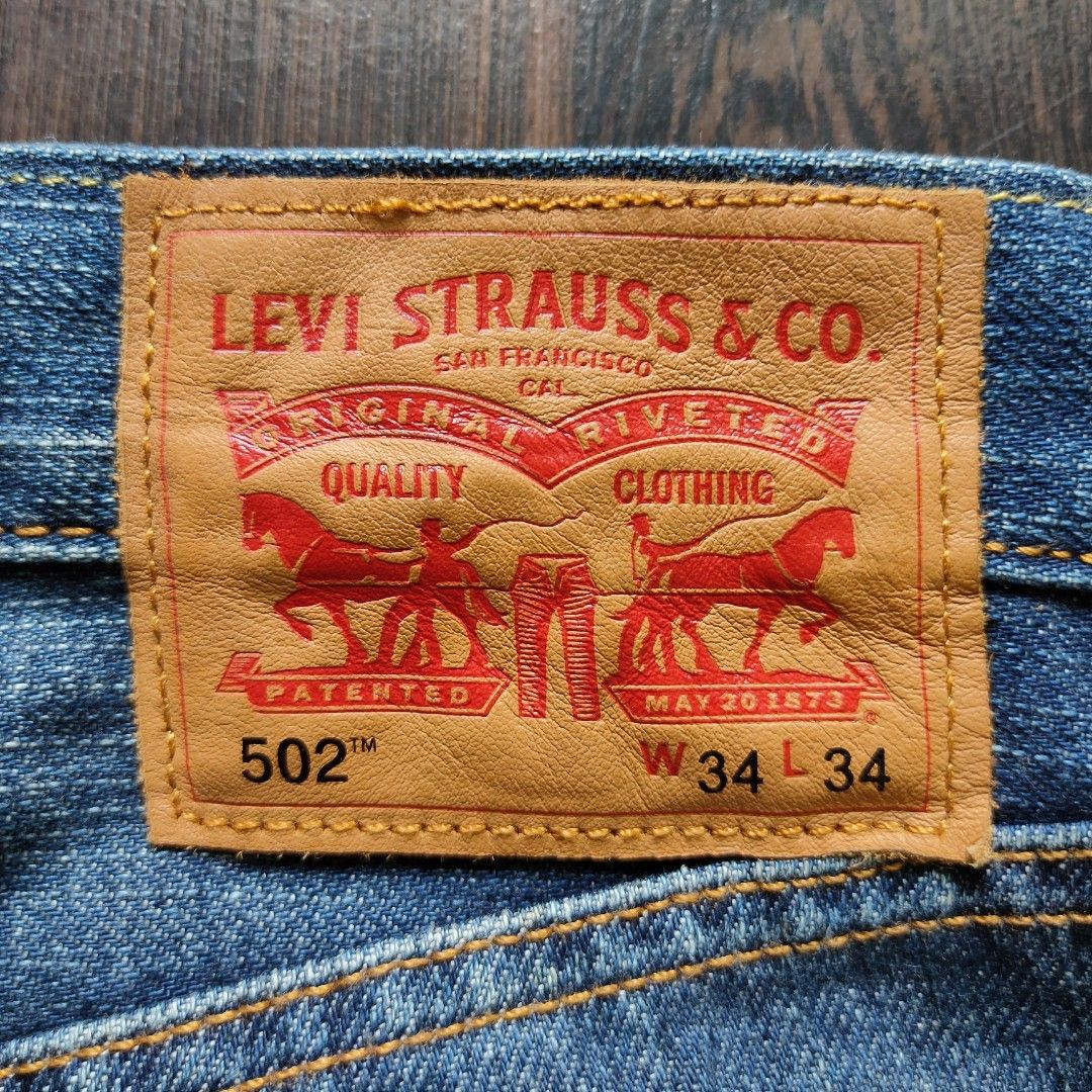 ORIGINAL LEVI'S 502 DENIM JEANS COLLECTION | Japan Leather Patch, Men's Fashion, Bottoms, Jeans ...