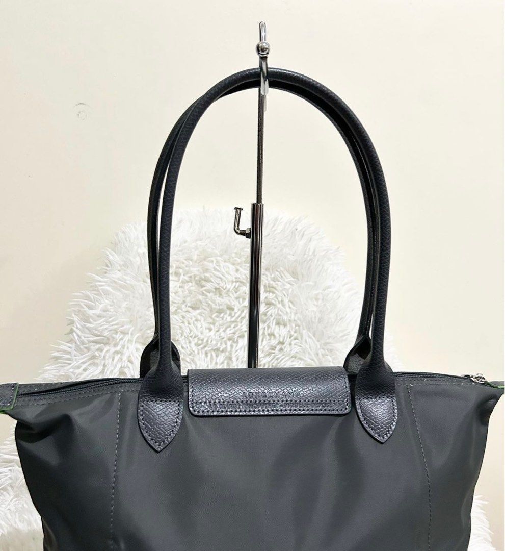 Original longchamp club small LH grey, Luxury, Bags & Wallets on Carousell