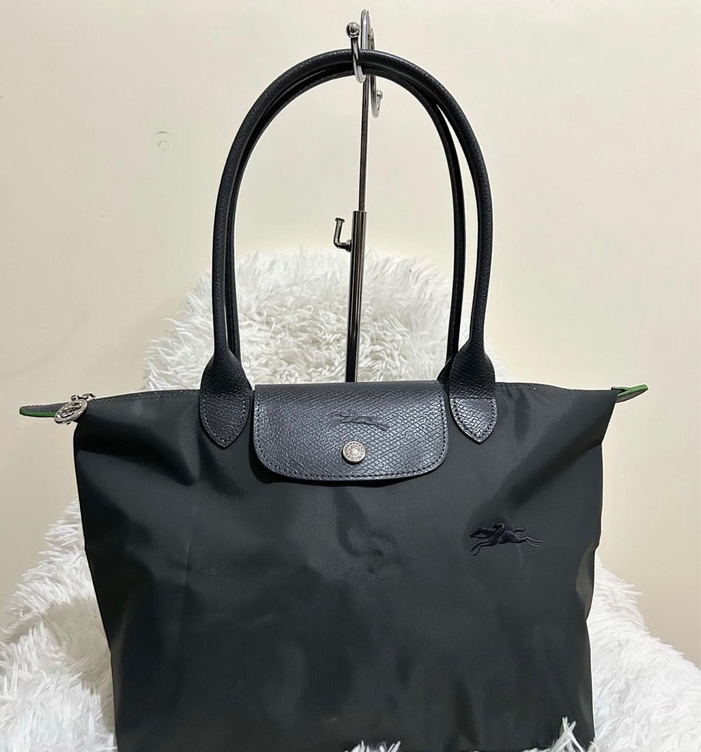 Original longchamp club small LH grey, Luxury, Bags & Wallets on Carousell