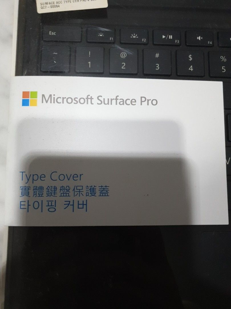 Original Microsoft surface pro type cover, Computers & Tech, Parts ...