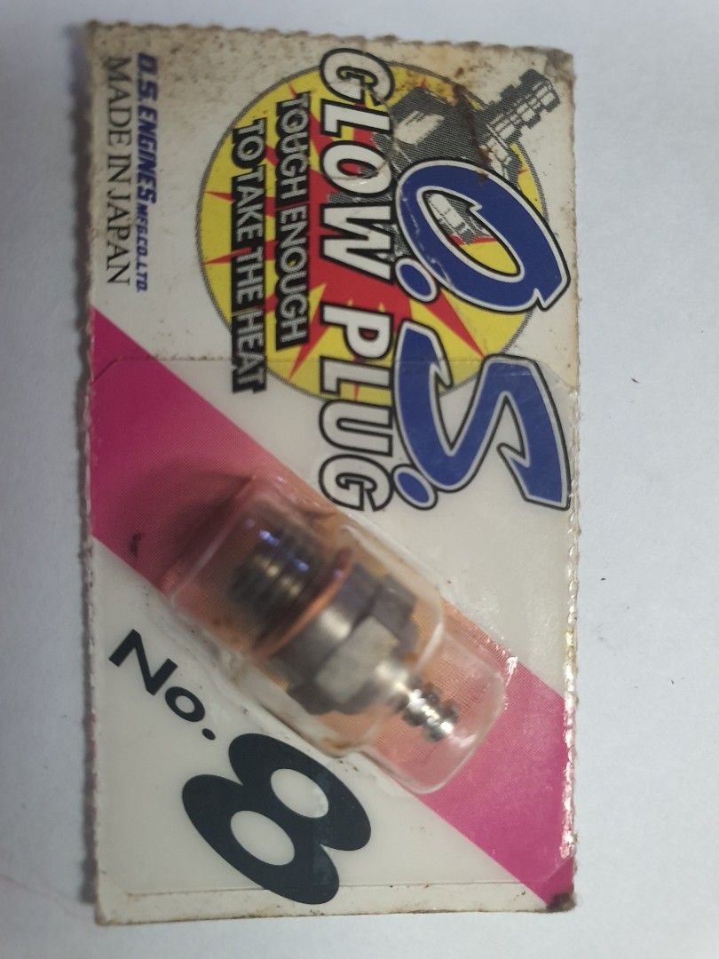 OS Engines RC Glow Plug. No 8 Medium Heat, Hobbies & Toys, Toys & Games on Carousell