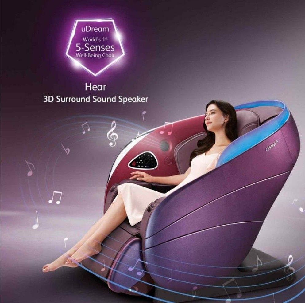 OSIM OS8208 UDREAM MASSAGE CHAIR PURPLE, Health & Nutrition, Massage Devices on Carousell