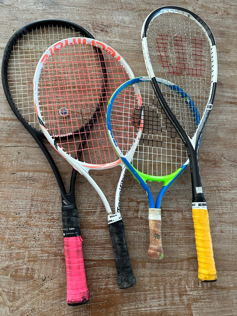 Pack of rackets, Sports Equipment, Sports & Games, Racket & Ball Sports ...