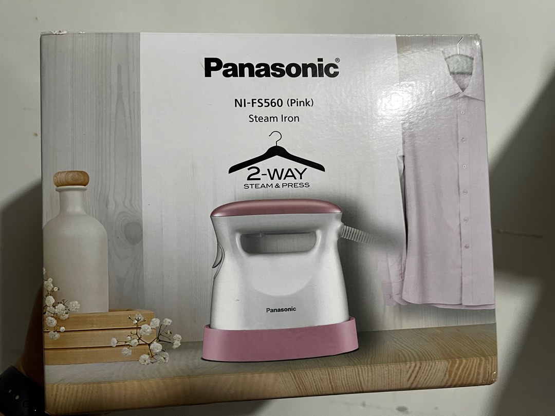 Panasonic 樂聲 掛熨mini手提式蒸氣掛熨機 NI- FS560, 家庭電器, 熨斗及掛熨機 - Carousell