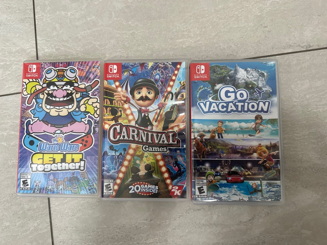 Switch Party Games, Video Gaming, Video Games, Nintendo on Carousell