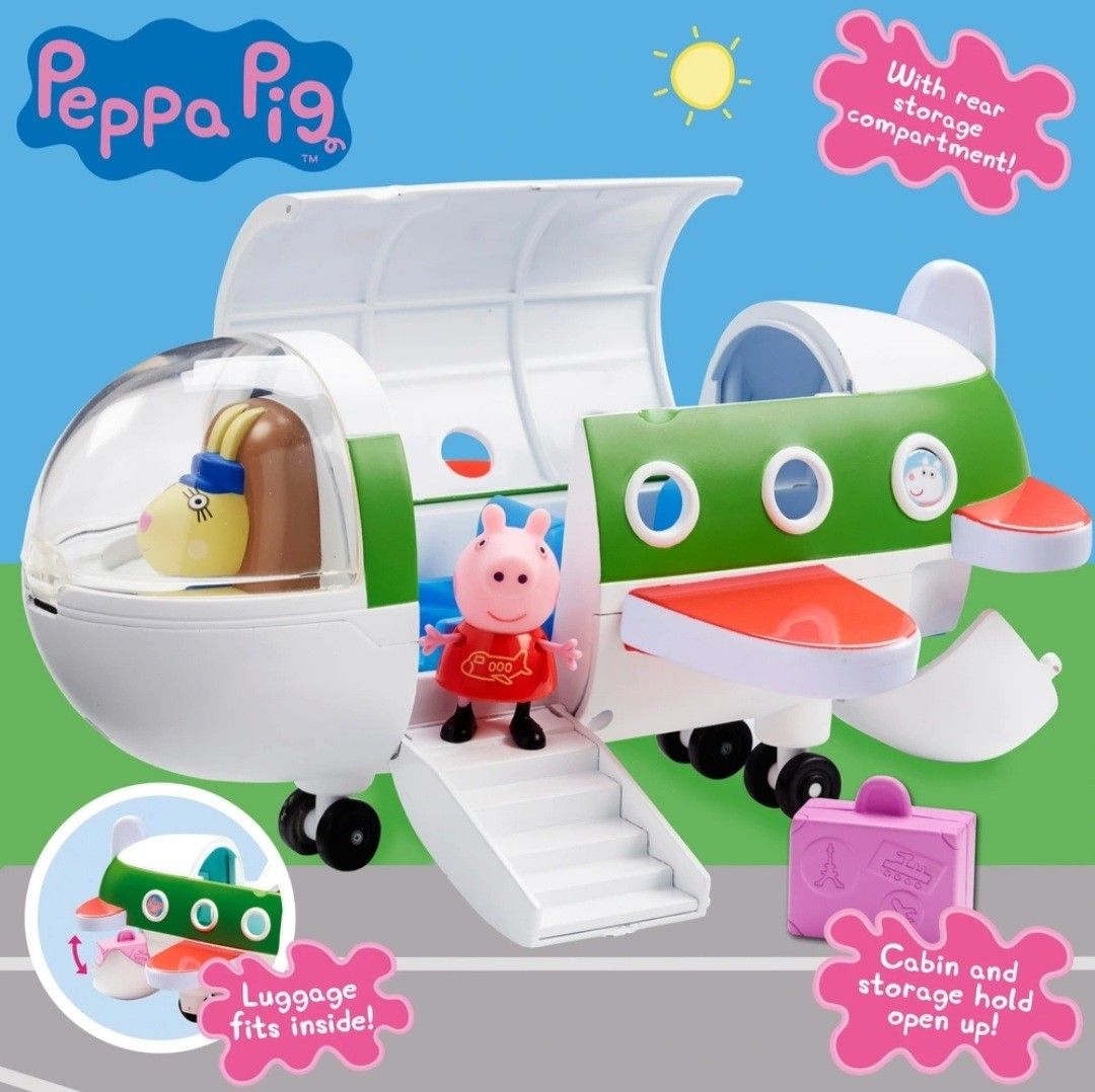 Peppa Pig Plane / Jet with Extra Figurines Bundle, Hobbies & Toys, Toys ...