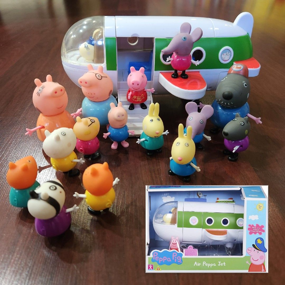 Peppa Pig Plane / Jet with Extra Figurines Bundle, Hobbies & Toys, Toys ...