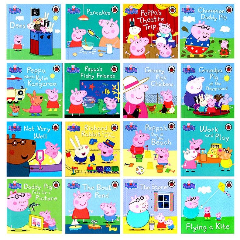 peppa pig red box books set, Hobbies & Toys, Books & Magazines ...