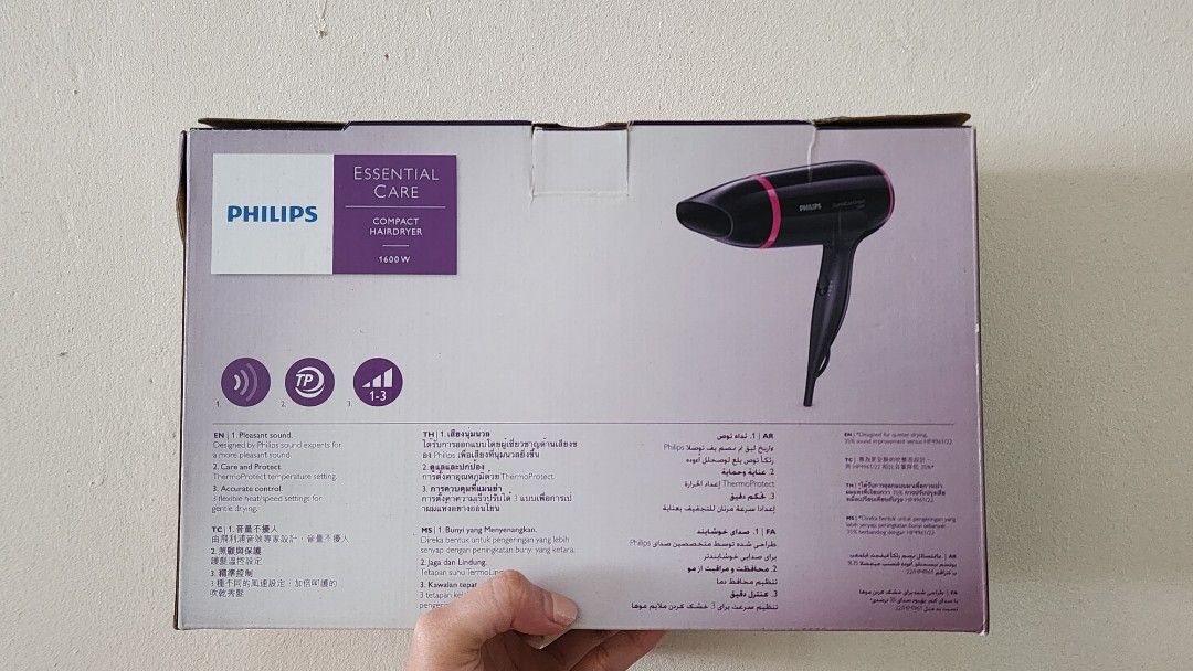 Philips Essential Care Hair Dryer BHD002, Beauty & Personal Care, Hair on Carousell