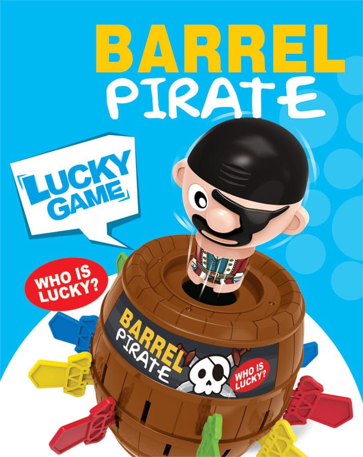Pirate barrel, Hobbies & Toys, Toys & Games on Carousell
