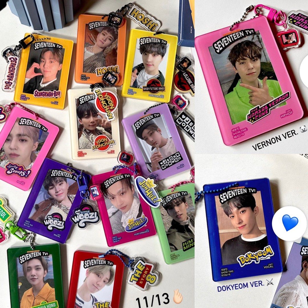 [PO] (BATCH 1)( WTS/LFB) SEVENTEEN ACRYLIC PHOTOCARD PC HOLDER KEYCHAIN || Scoups Seungcheol ...
