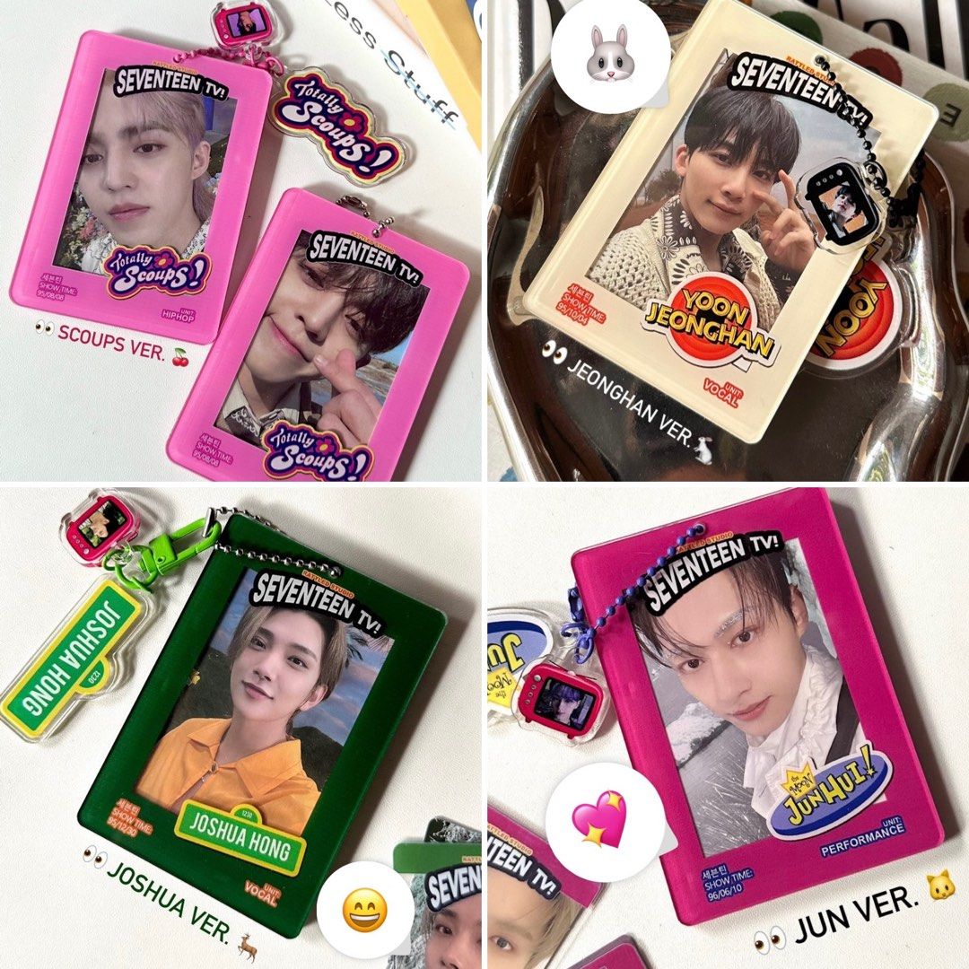 [PO] (BATCH 1)( WTS/LFB) SEVENTEEN ACRYLIC PHOTOCARD PC HOLDER KEYCHAIN || Scoups Seungcheol ...