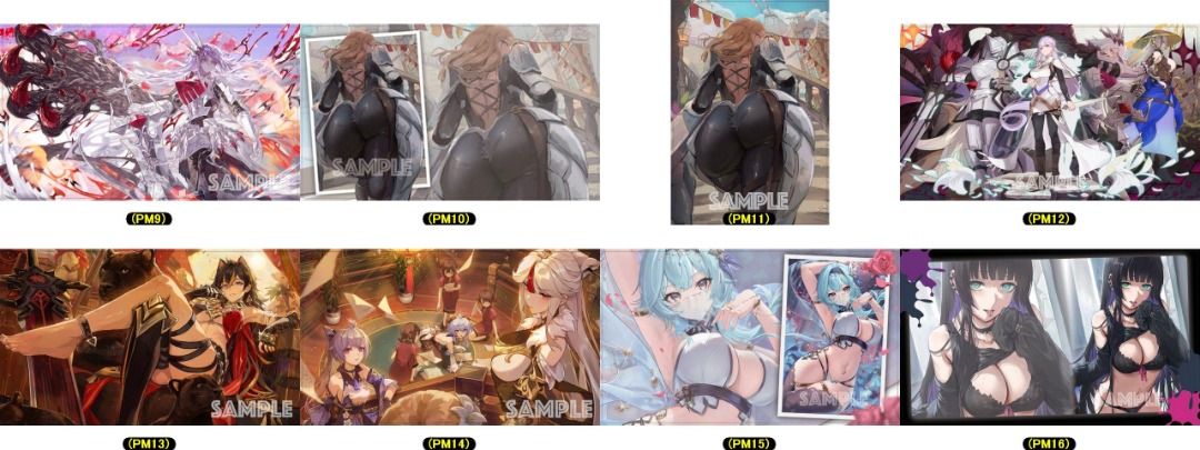 [PO till 5 May 2023 - EATOS] Comiket card sleeve Fate FGO playmat Genshin Blue Archive bocchi ...