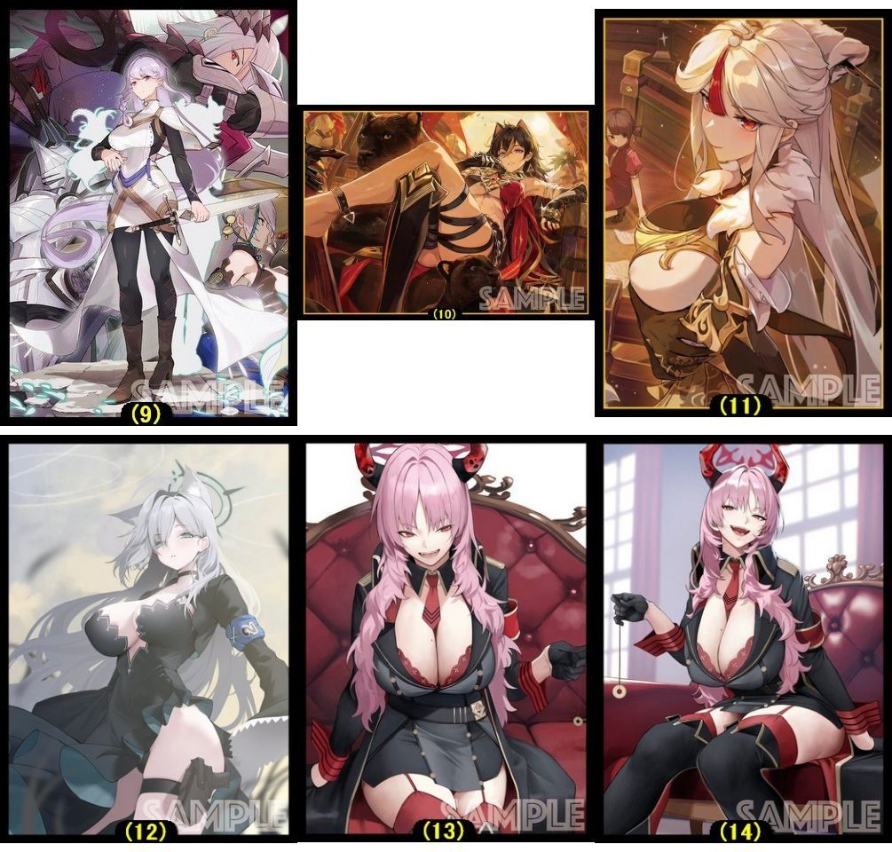 [PO till 5 May 2023 - EATOS] Comiket card sleeve Fate FGO playmat Genshin Blue Archive bocchi ...