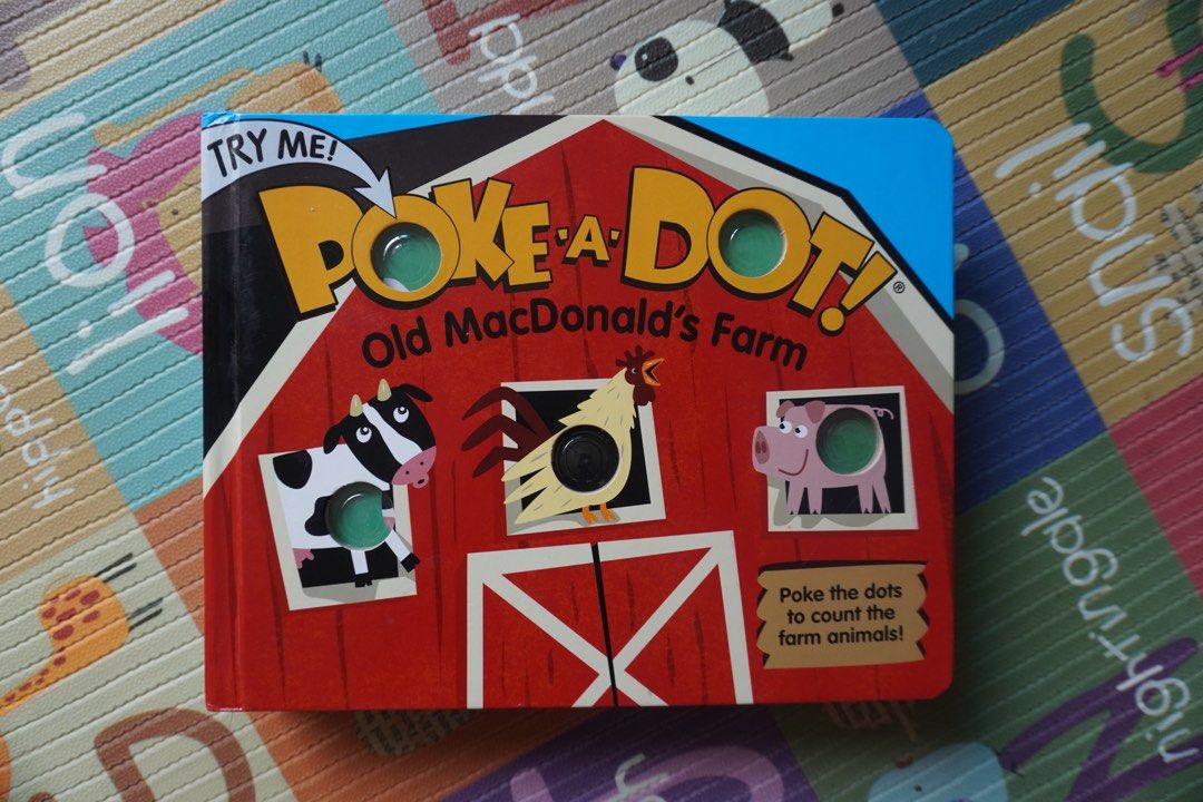 Poke a Dot McDonald’s farm, Hobbies & Toys, Books & Magazines, Children ...