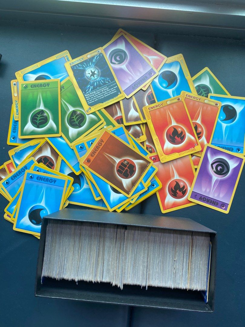 Pokemon Energy Cards Vintage, Hobbies & Toys, Toys & Games on Carousell