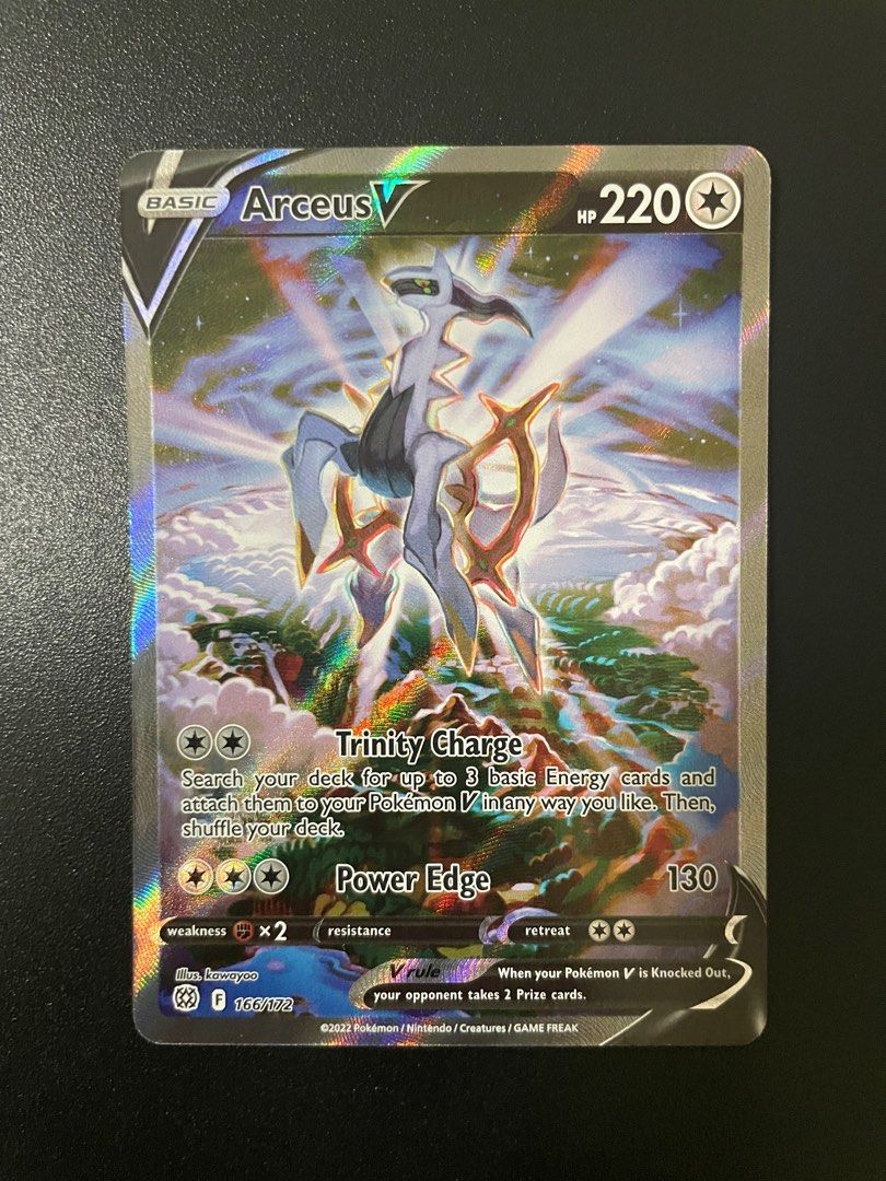 Pokemon TCG Arceus V - 166/172 - Alternate Art Ultra Rare Sword ...