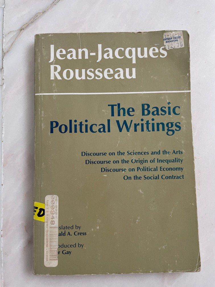 Political science textbooks (Locke, Rousseau, Nietzsche, Mill), Hobbies ...