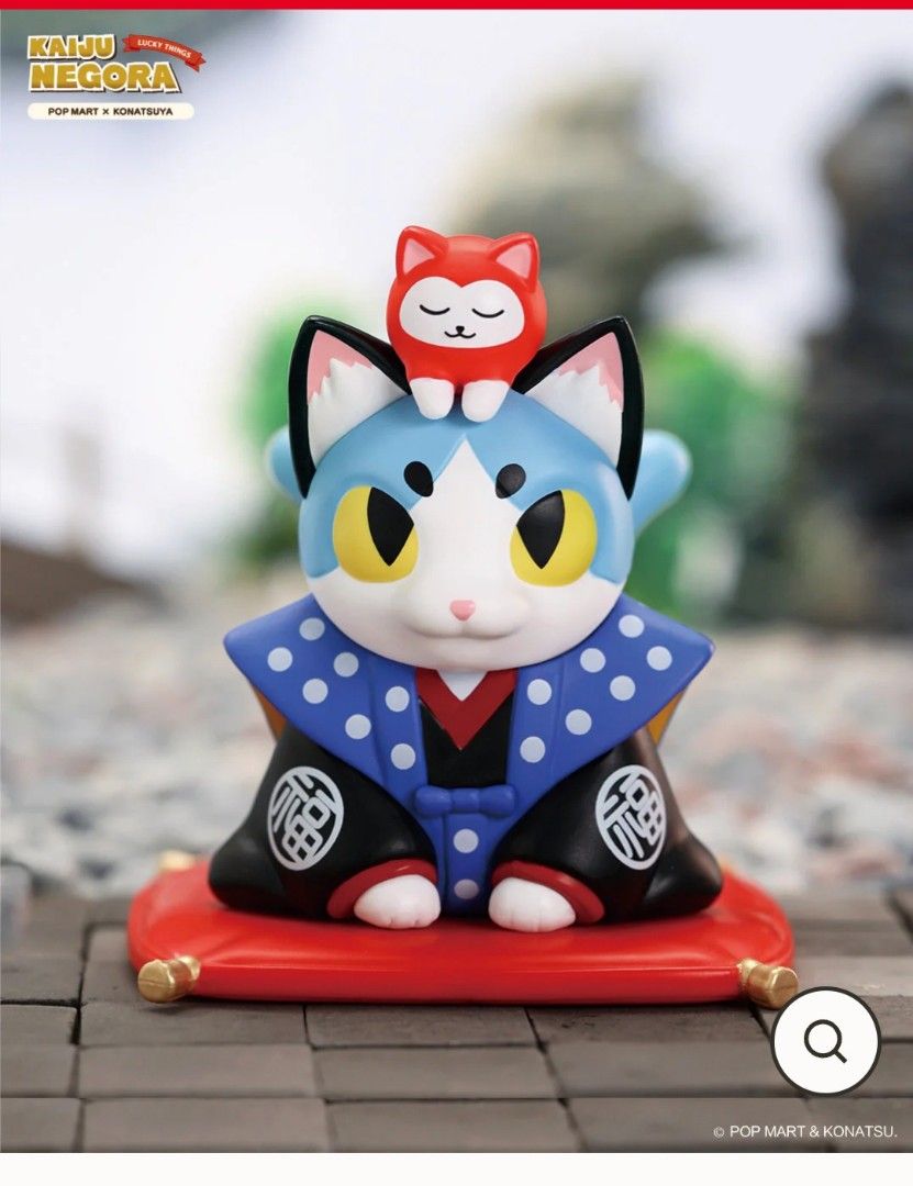 POP MART KAIJU NEGORA (RACCOON DOG/ MOUNT FUJI / FUKUSAKE), Hobbies ...