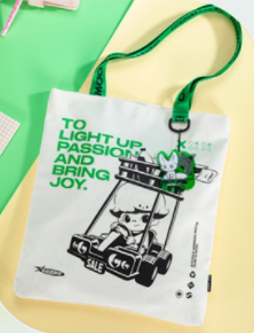 Popmart Dimoo tote bag, Women's Fashion, Bags & Wallets, Tote Bags on ...