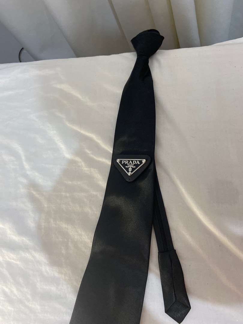 Prada nylon zip tie pre-order, Men's Fashion, Watches & Accessories ...