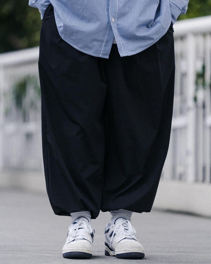 Punctilious Wide Baggy Semi Balloon Parachute Zazen Pants, Men's ...