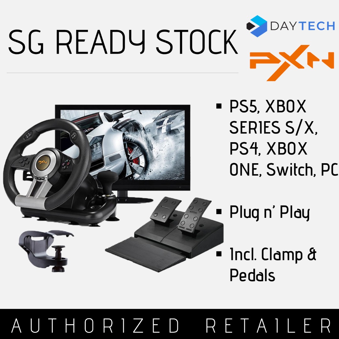 PXN V3II Gaming Racing Wheel PS5 XBOX SERIES PS4 XBOX ONE Switch PC ...