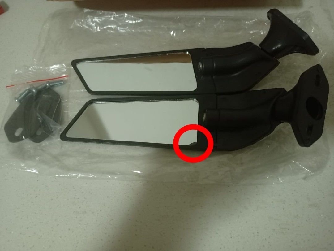 Yamaha R15 V3, V4, V6 Rearview mirror, Motorcycles, Motorcycle ...