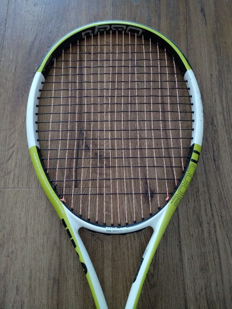 *Rare* Wilson Ncode nPRO Tennis Racket, Sports Equipment, Sports ...
