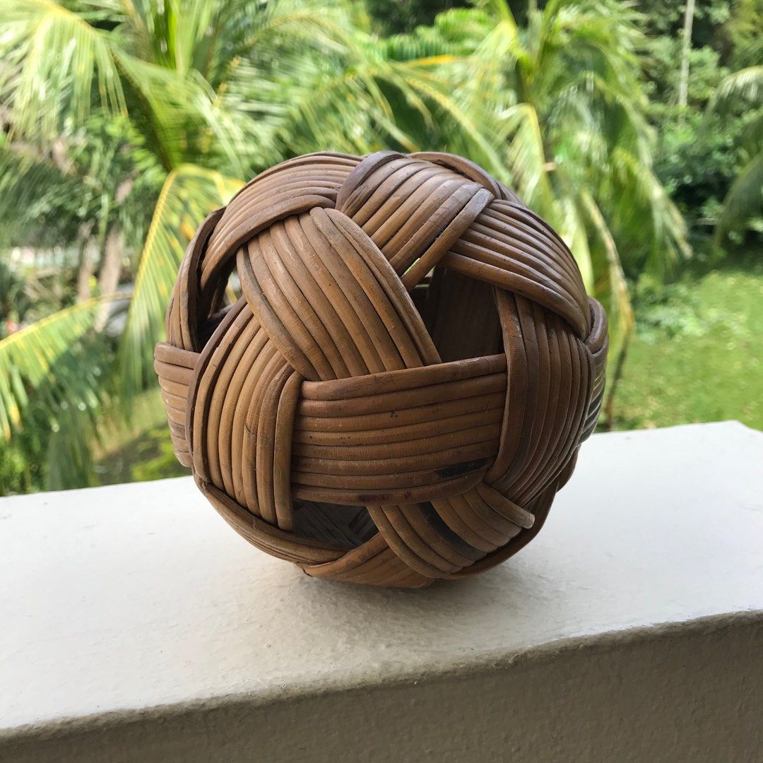 Rattan Sepak Takraw Ball, Sports Equipment, Sports & Games, Racket ...