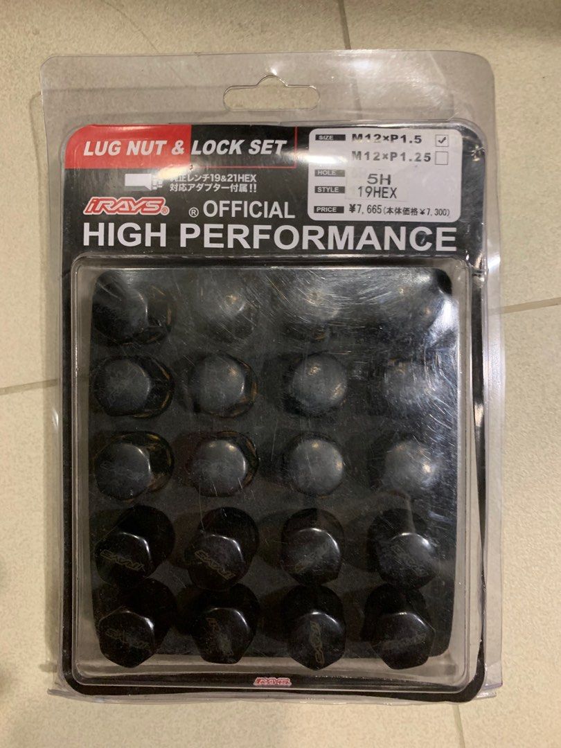 Rays lug nuts (replica), Car Accessories, Tyres & Rims on Carousell