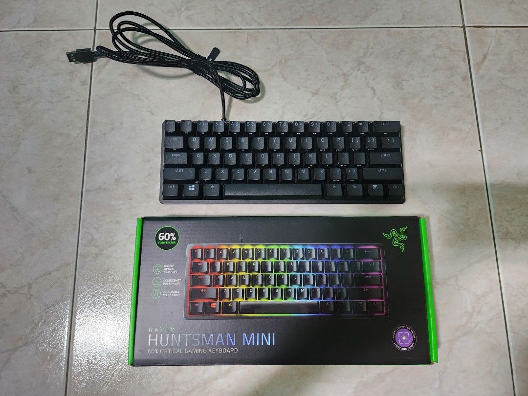 Razer Huntsman Mini (Purple Switch), Computers & Tech, Parts ...