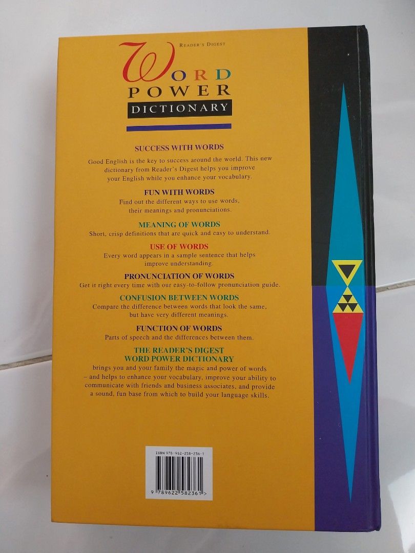readers digest dictionary word power dictionary, Hobbies & Toys, Books ...