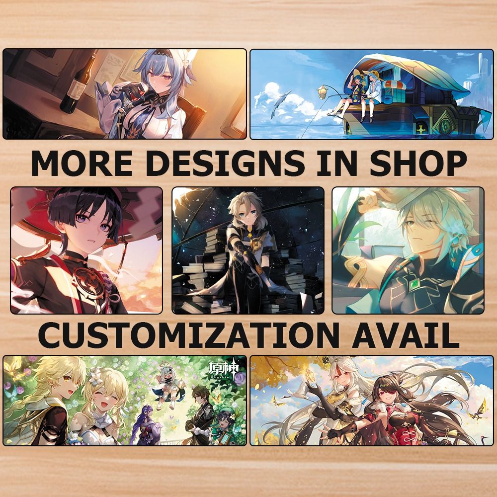 [READYSTOCKS] Genshin Impact Mousepad Genshin Mouse pad Genshin Merch ...