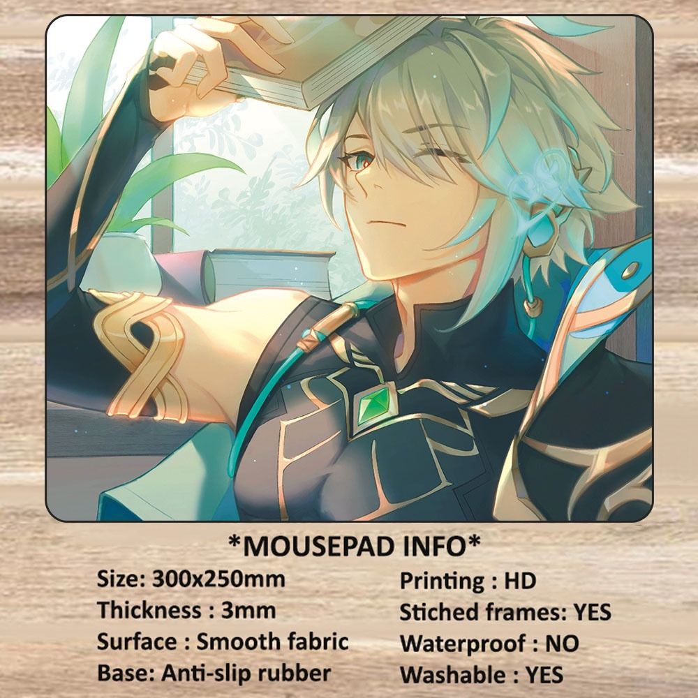 [READYSTOCKS] Genshin Impact Mousepad Genshin Mouse pad Genshin Merch ...
