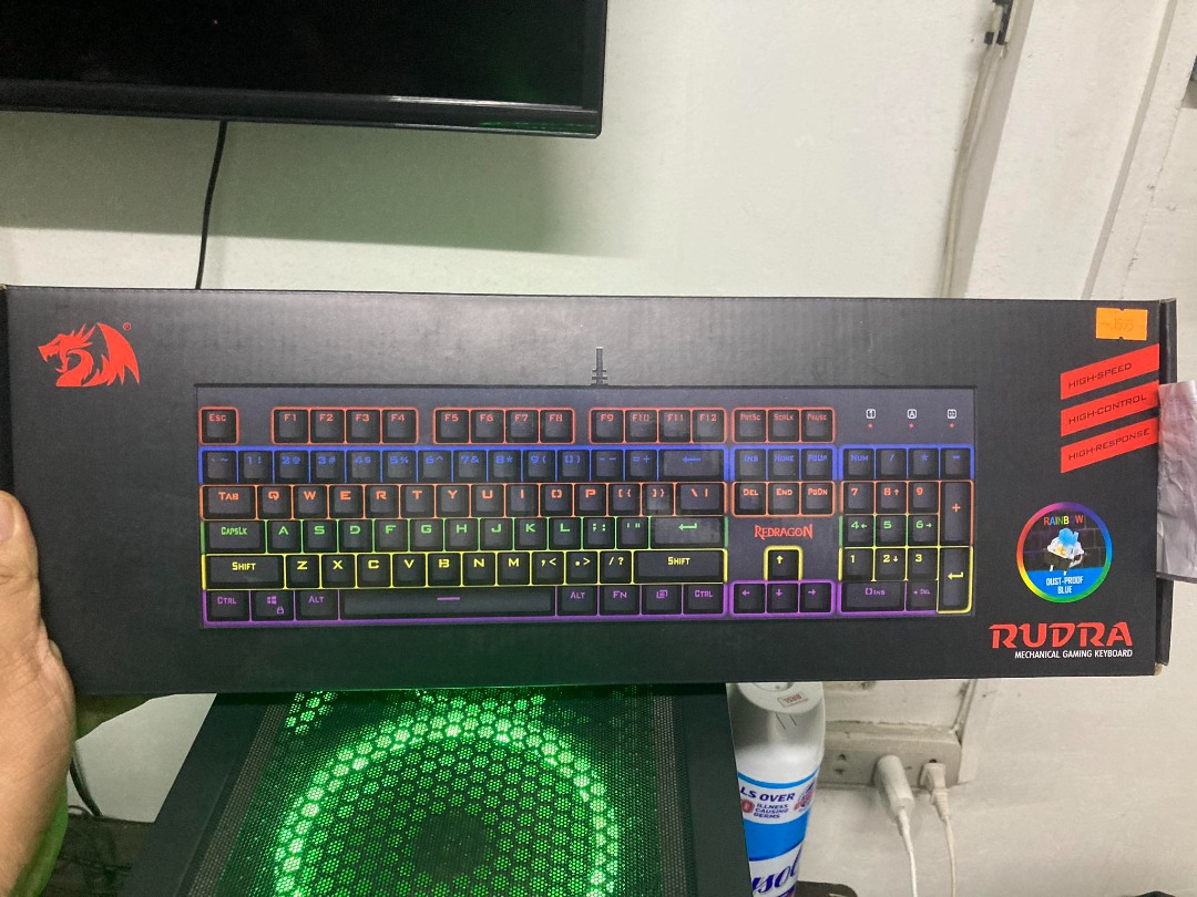 Redragon Rudra Blue Switches, Computers & Tech, Parts & Accessories ...