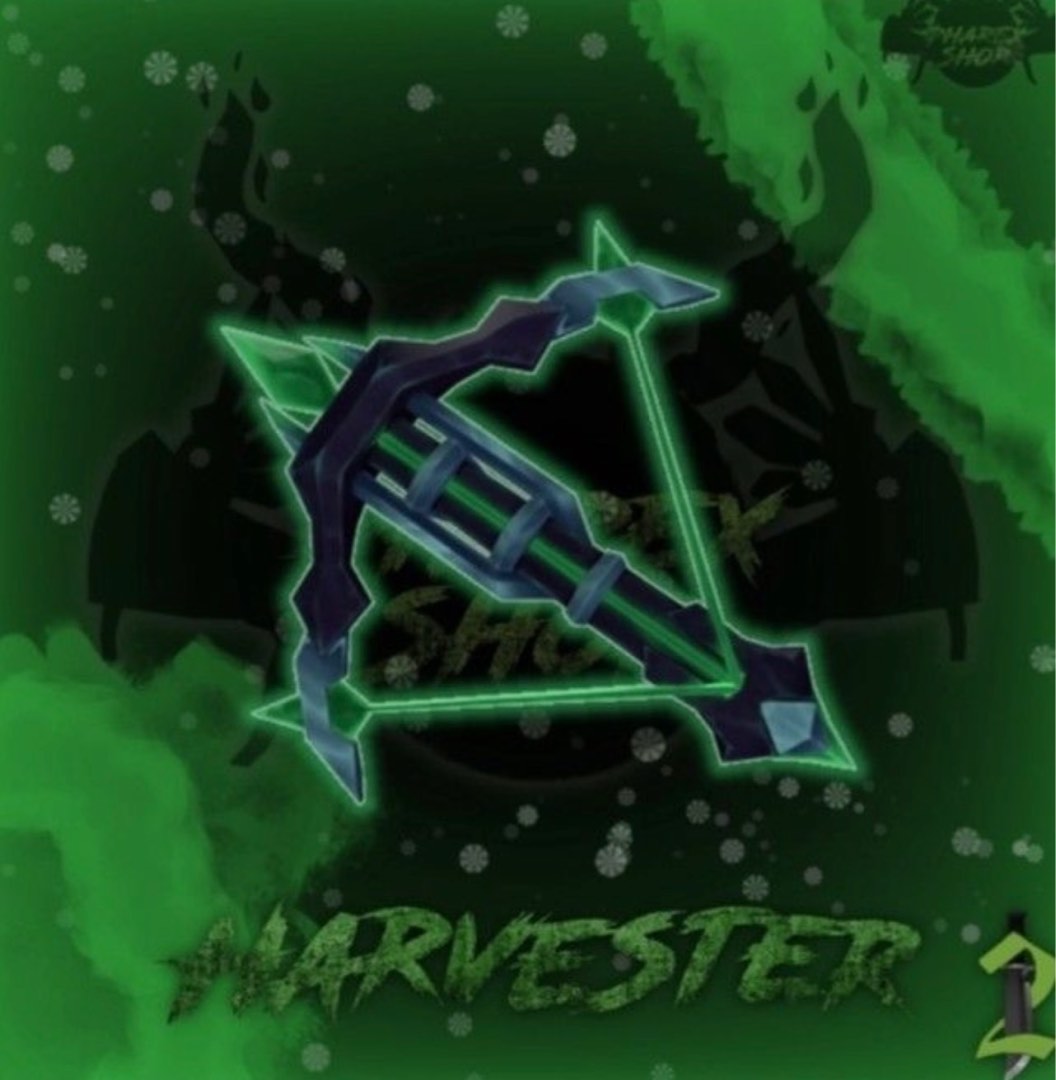 ROBLOX mm2 (gun) Harvester, 興趣及遊戲, 玩具 & 遊戲類 - Carousell