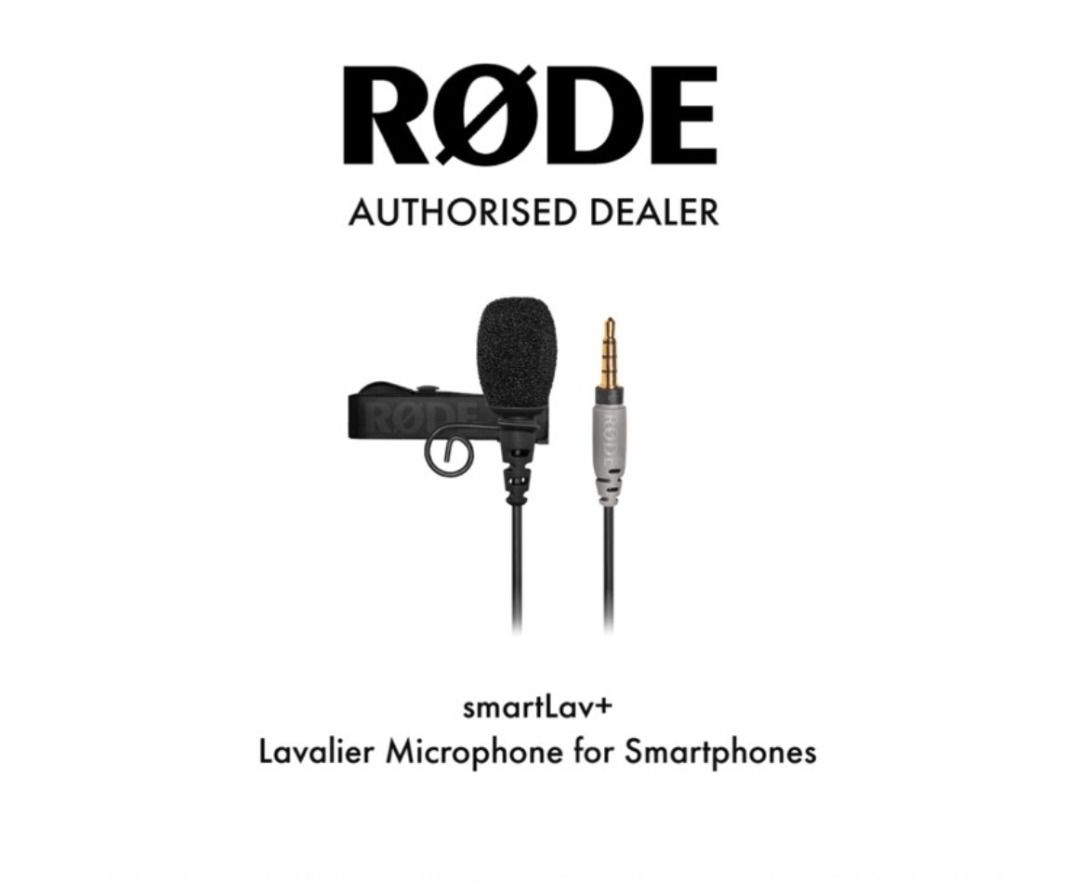 RODE SmartLav+ Microphone lavelier omni-directional, Audio, Microphones ...