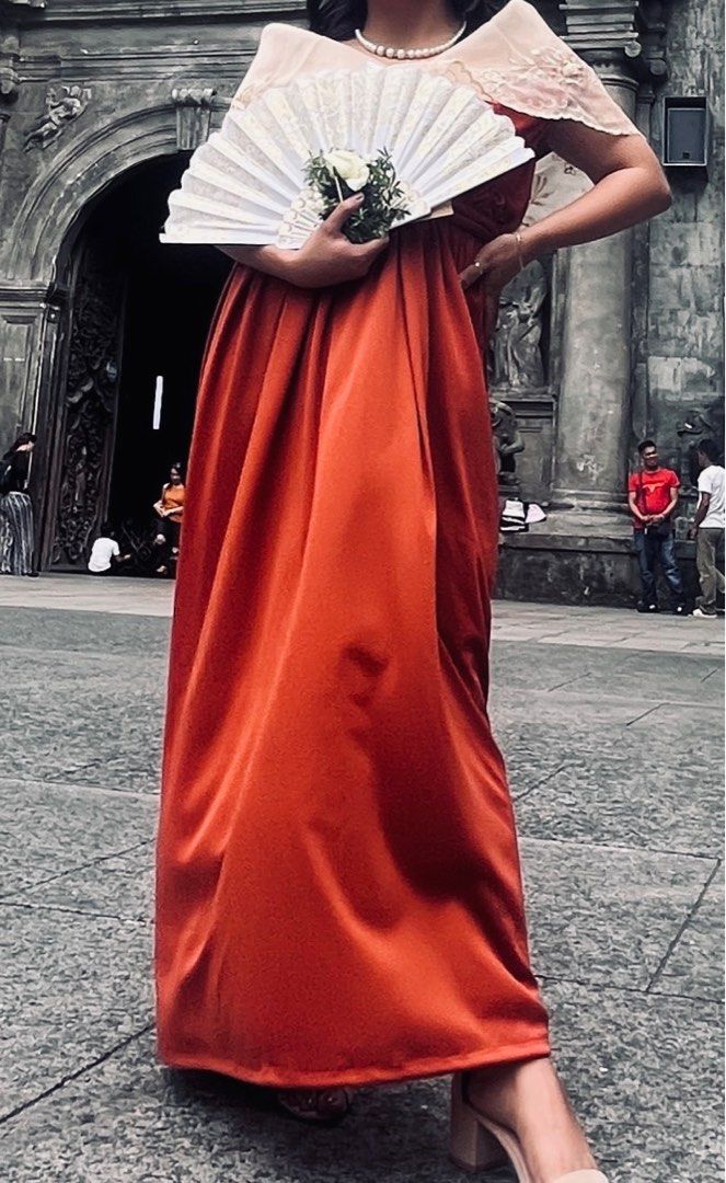 Rust Infinity Dress on Carousell