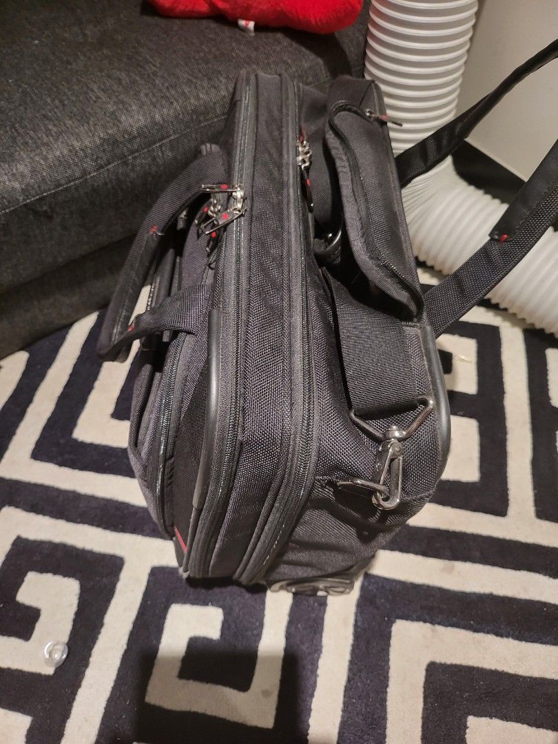 Samsonite 2 wheel roller document bag, Men's Fashion, Bags, Briefcases ...