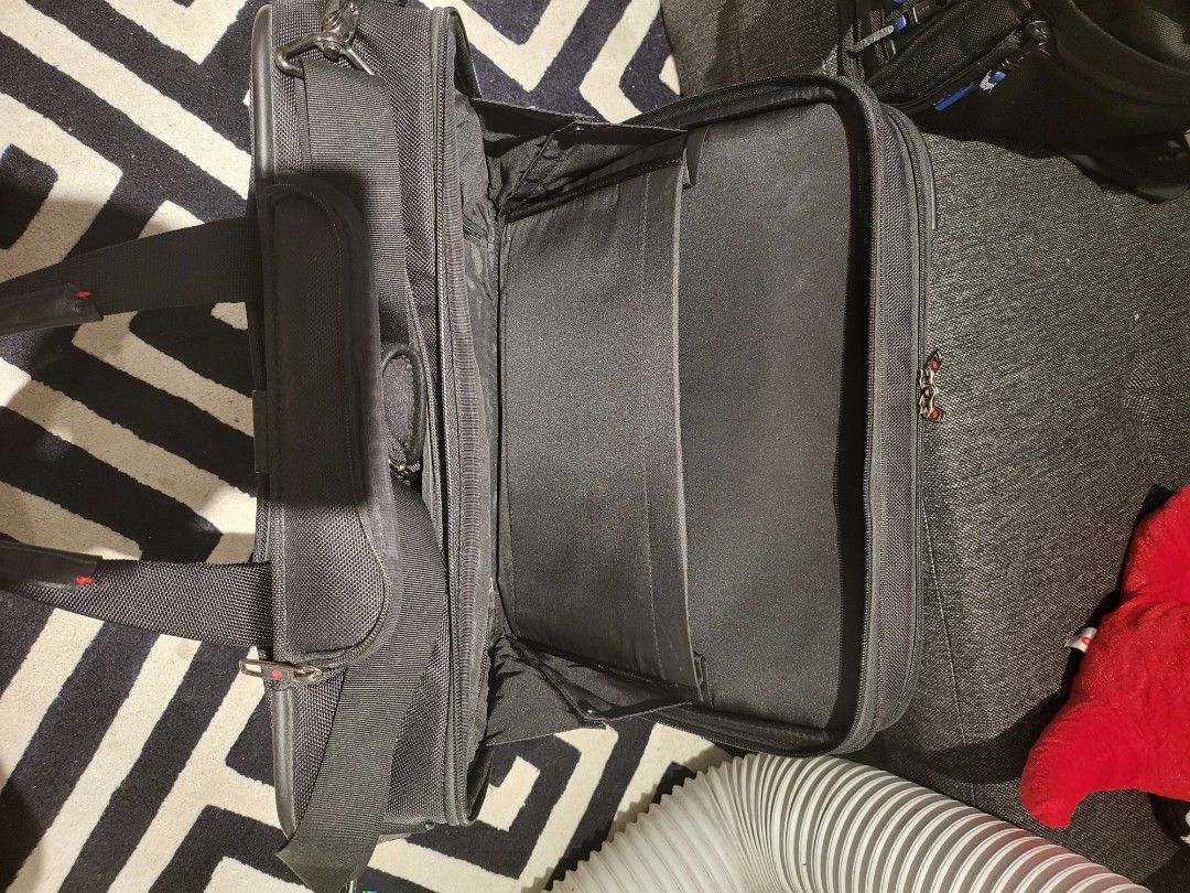 Samsonite 2 wheel roller document bag, Men's Fashion, Bags, Briefcases ...