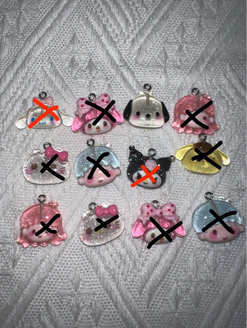 Sanrio Charms, Hobbies & Toys, Stationery & Craft, Craft Supplies ...
