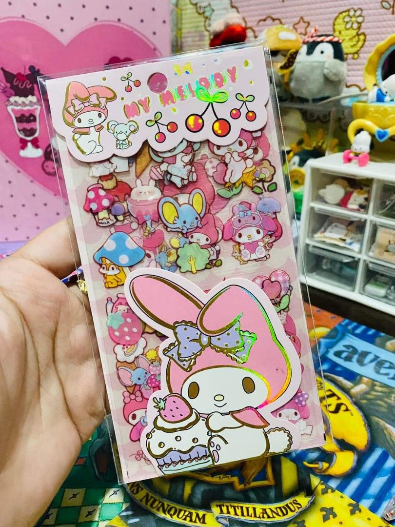 Sanrio My Melody Sticker Set Hobbies And Toys Stationary And Craft