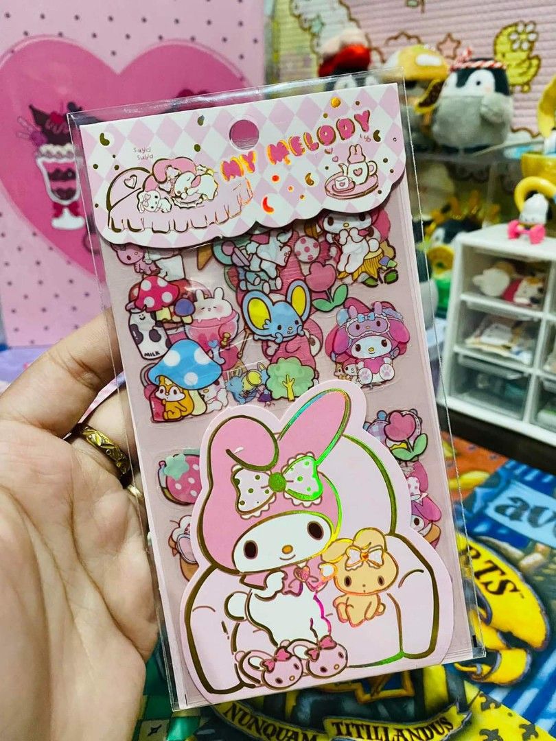 Sanrio My Melody Sticker Set Hobbies And Toys Stationary And Craft
