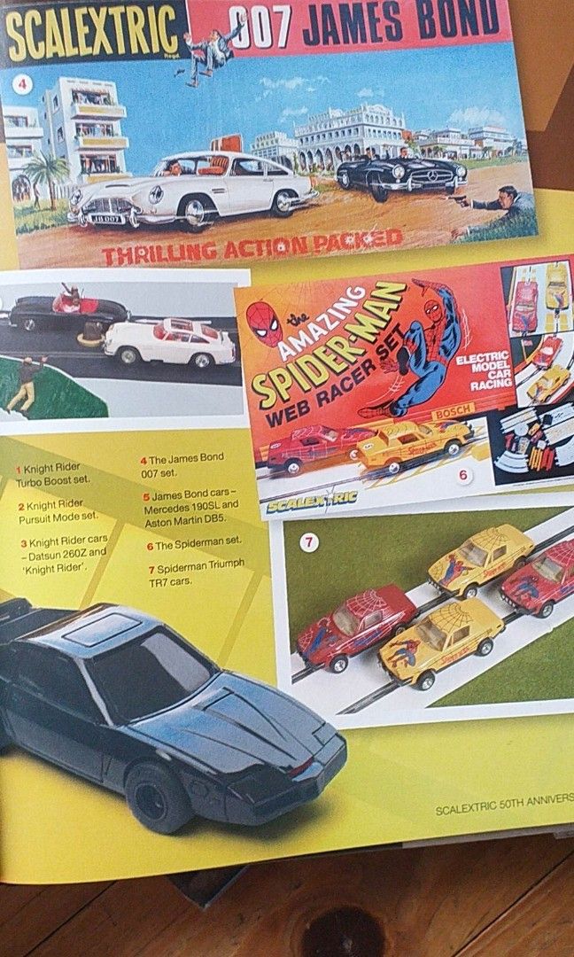 Scalextric toy cars official 50th anniversary book, Hobbies & Toys ...